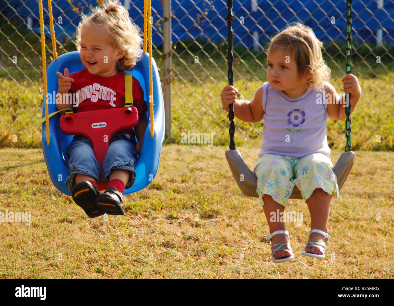Jeans girls blond hi-res stock photography and images - Alamy