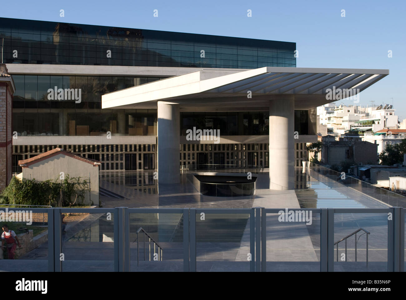 Entrance to the New Acropolis Museum, Athens Stock Photo - Alamy