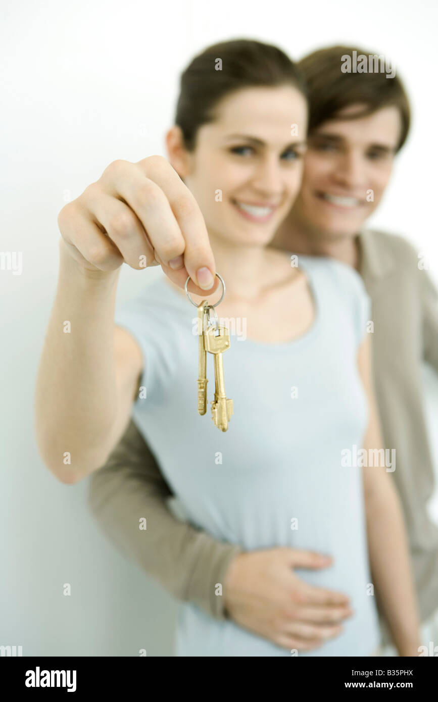 Holds two keys hi-res stock photography and images - Alamy