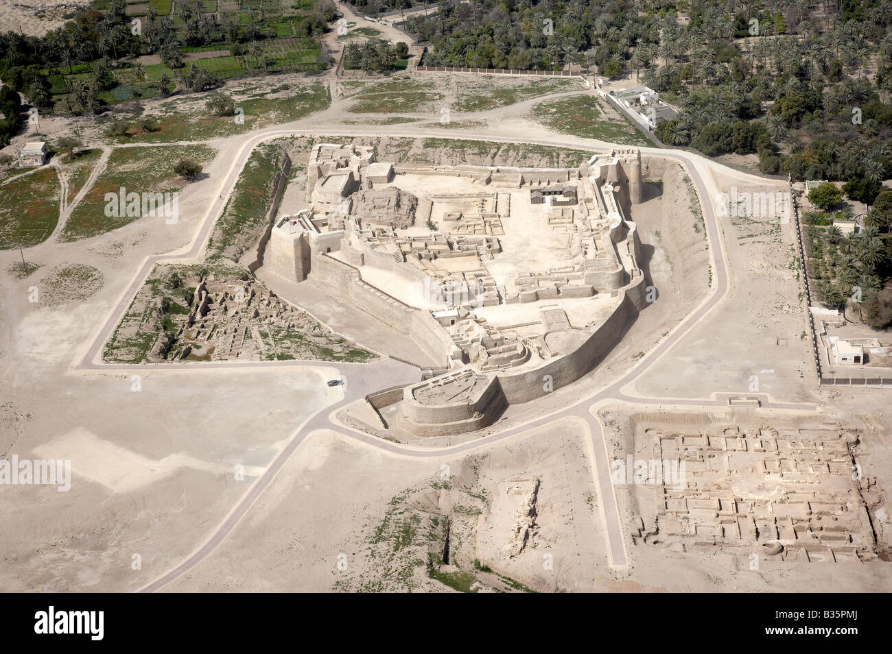 Aerial photo of Bahrain Fort also known as Portuguese Fort or Qal'at al ...