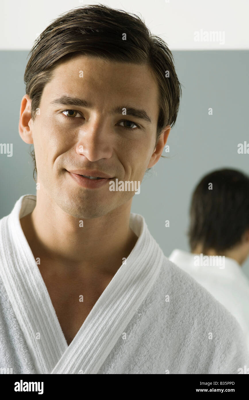 Mens bathrobe hi-res stock photography and images - Alamy