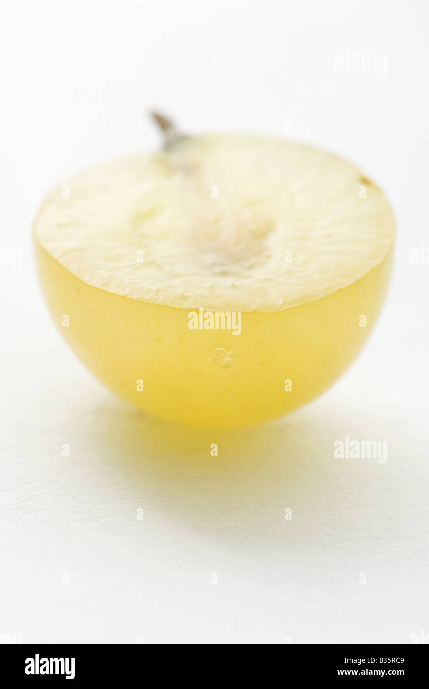 White grape, cross section, close-up Stock Photo - Alamy