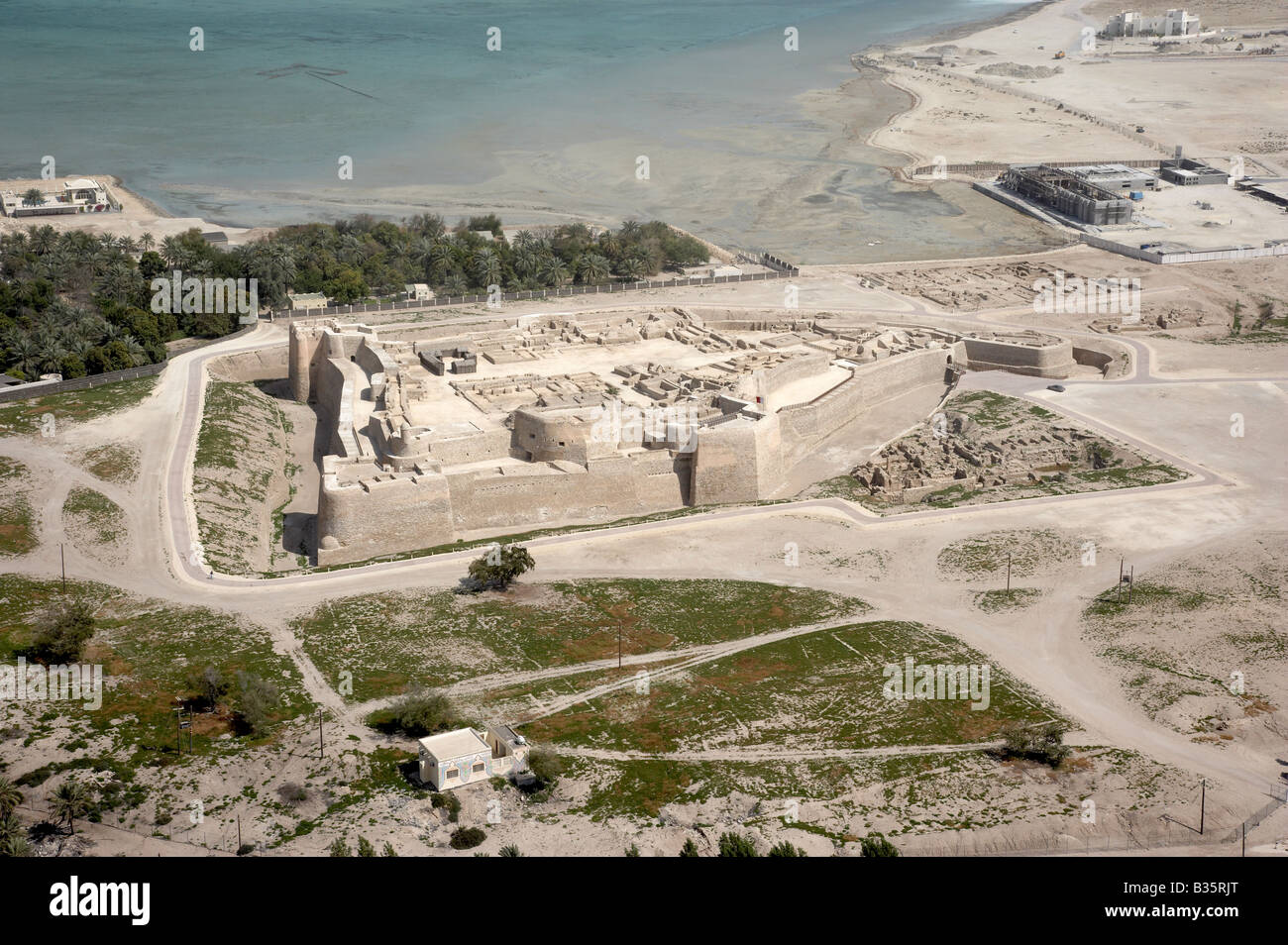 Aerial photo of Bahrain Fort also known as Portuguese Fort or Qal'at al ...