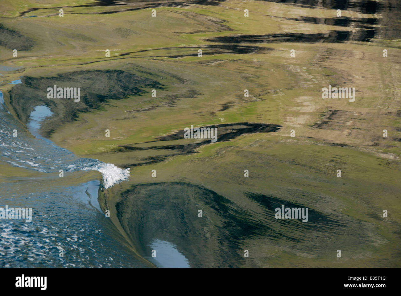 Wave behind ferry Faroe Islands Stock Photo - Alamy
