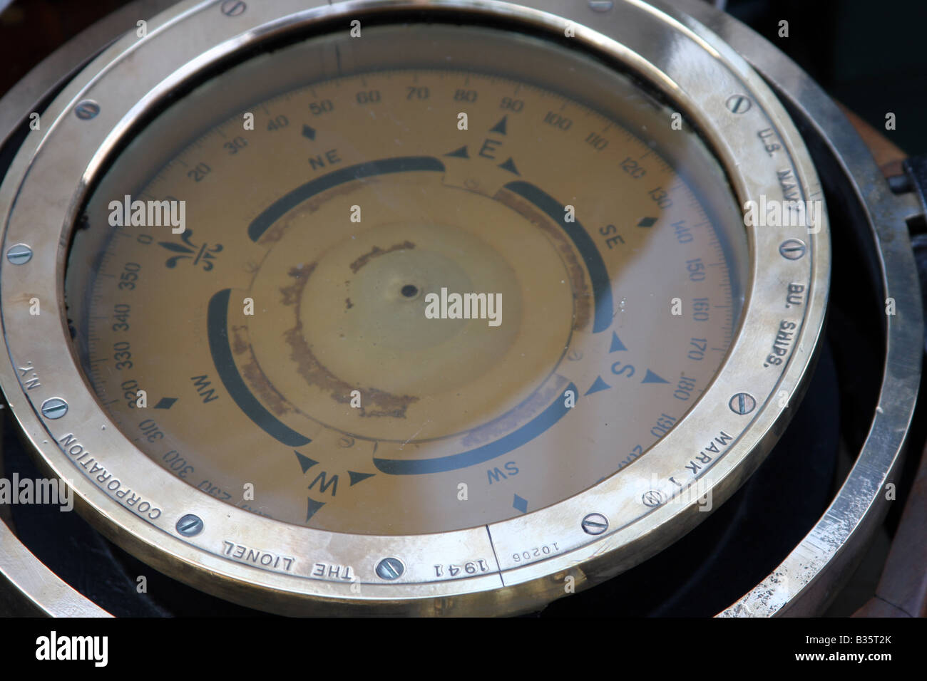 A 1941 Lionel Corporation NY Compass aboard the Friendship Good Will ...