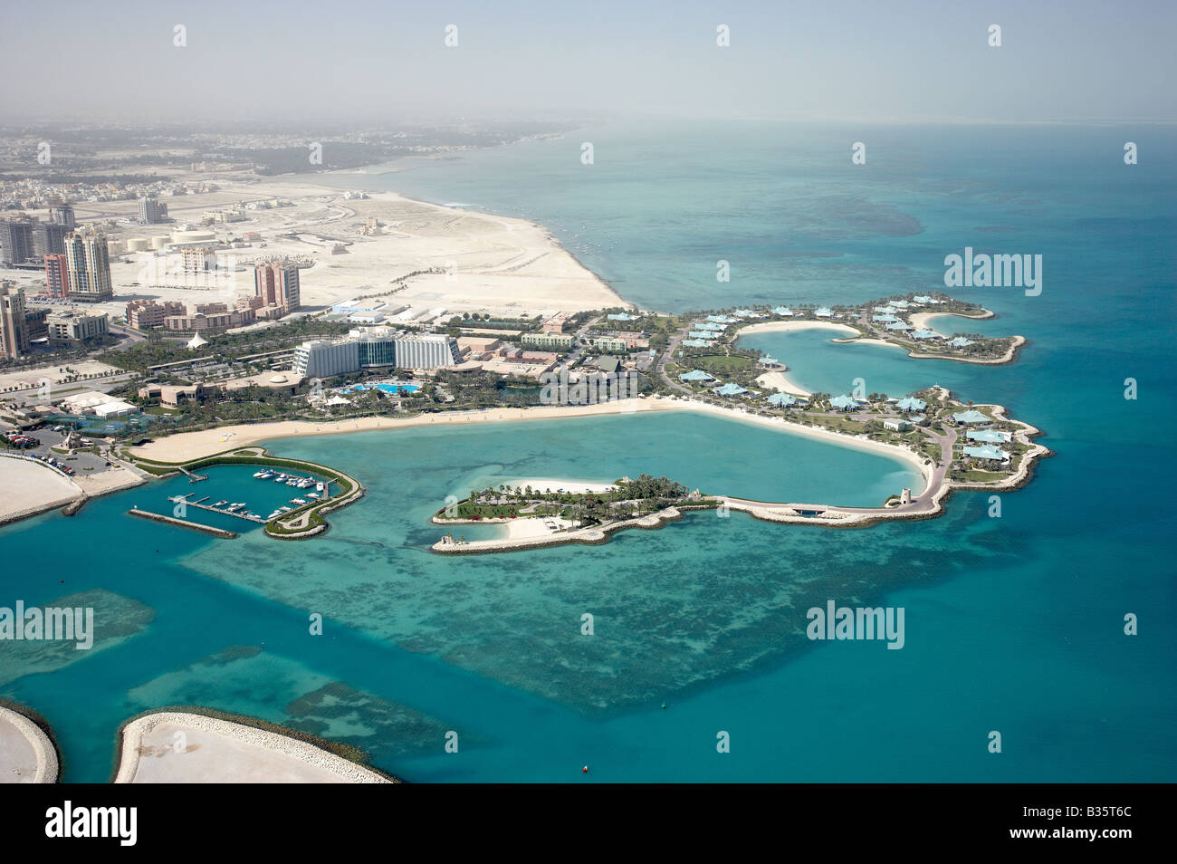 Aerial photo of the Ritz Carlton Hotel Manama Bahrain Stock Photo - Alamy