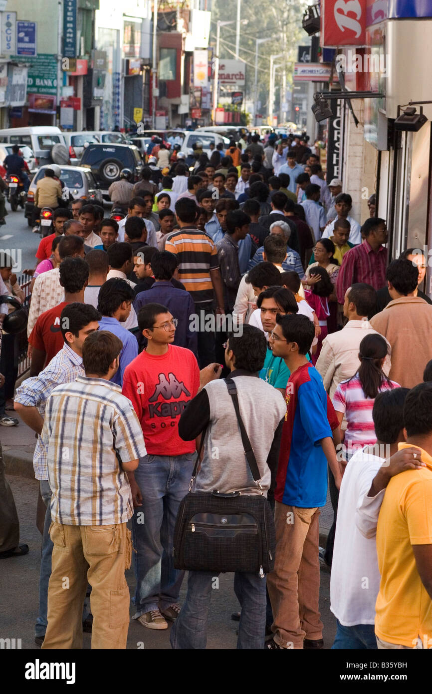 Commercial Street Bangalore High Resolution Stock Photography and ...