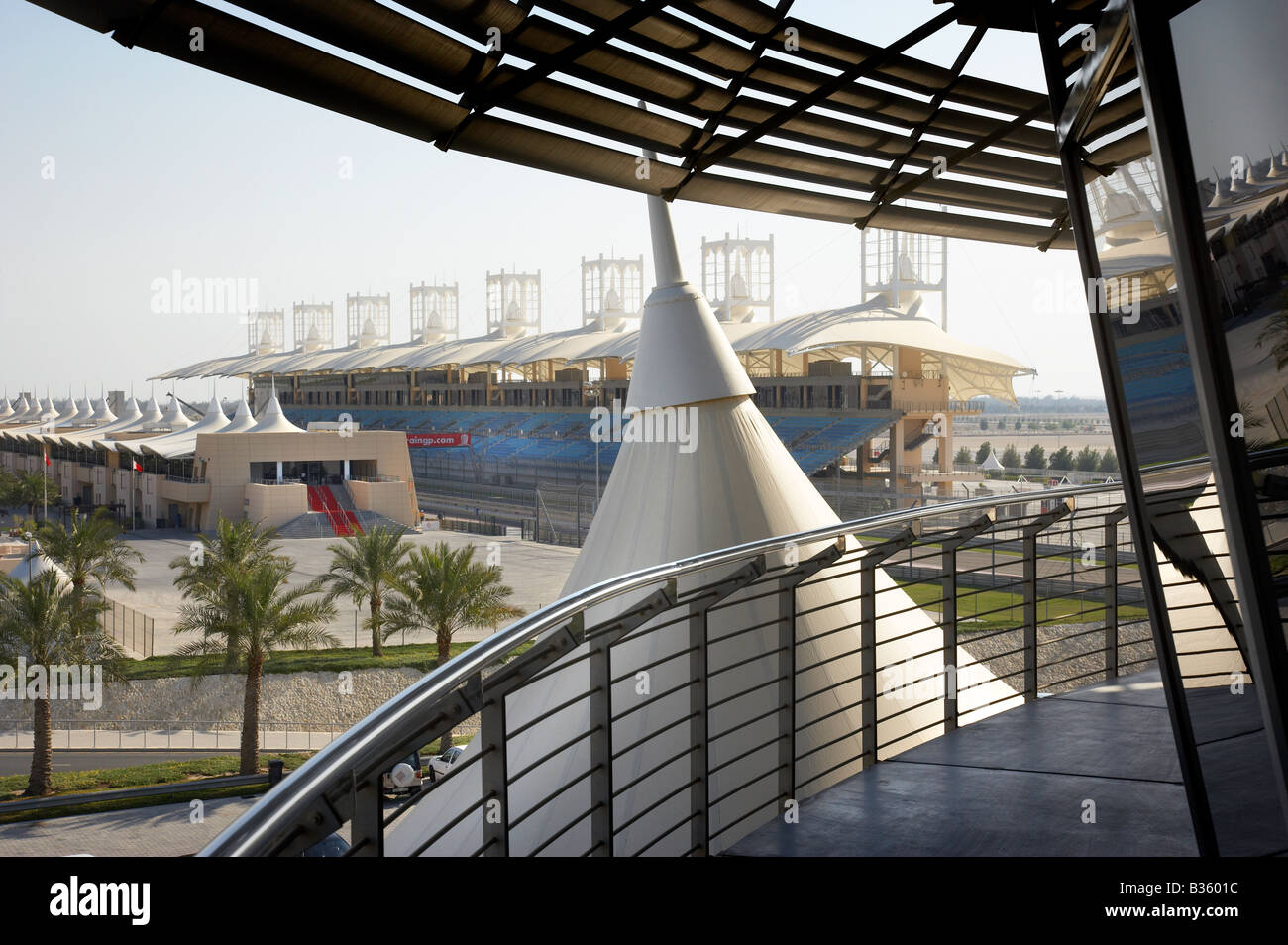 View of the Bahrain International Circuit BIC. Home of motorsport in ...