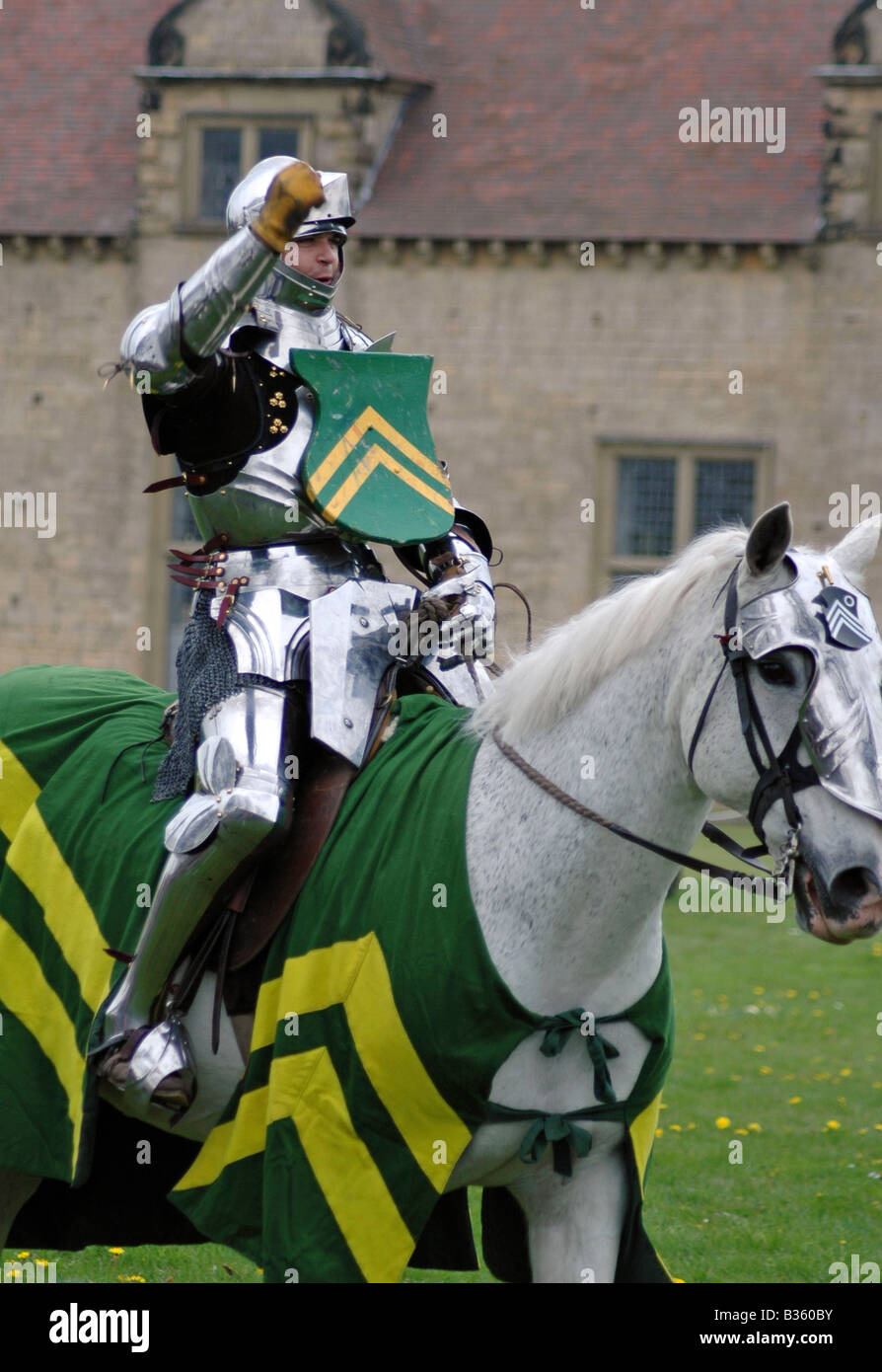 Knight on horseback Stock Photo - Alamy