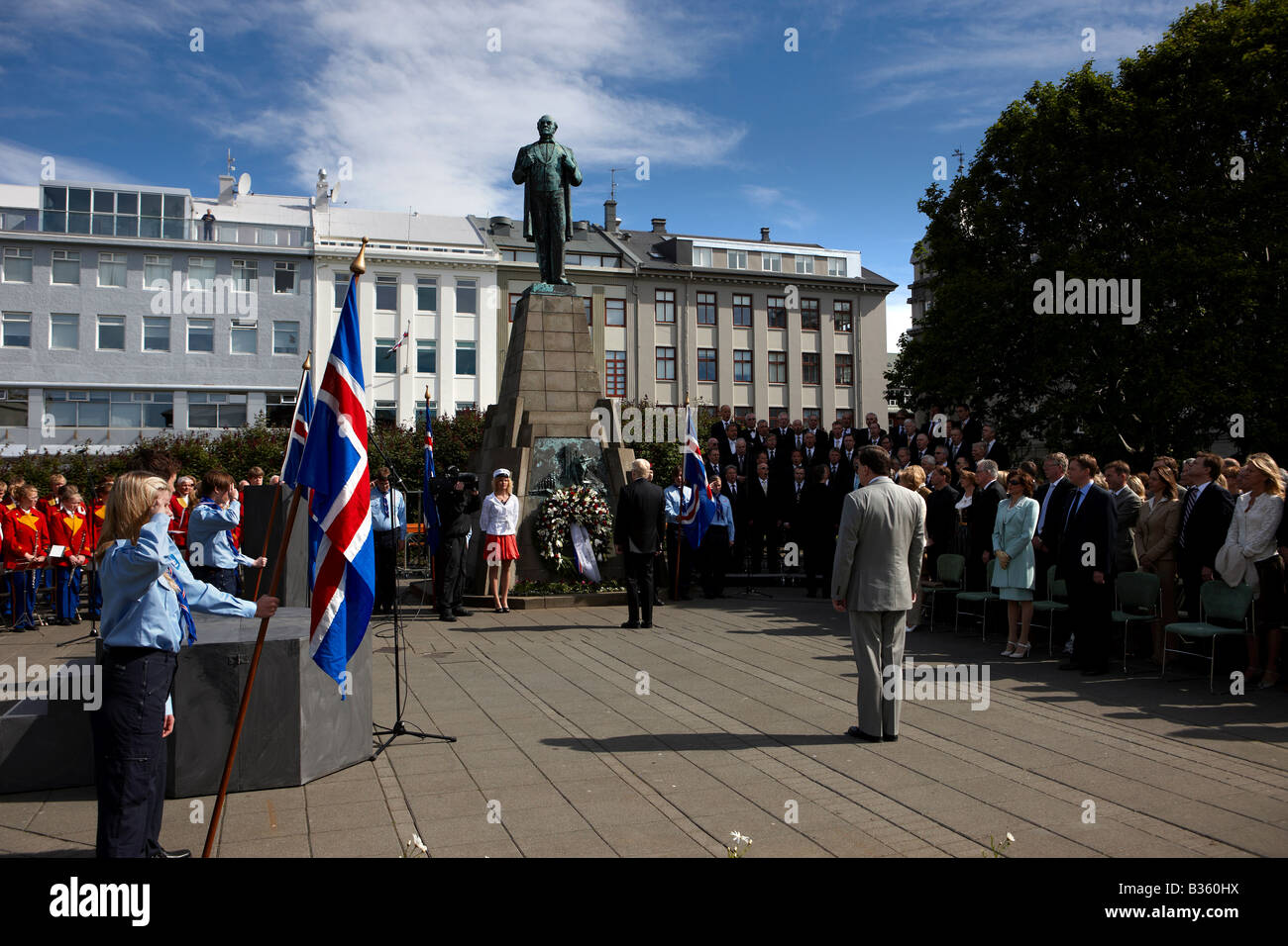 17th of June Celebration of the Independence day of Iceland Stock Photo ...