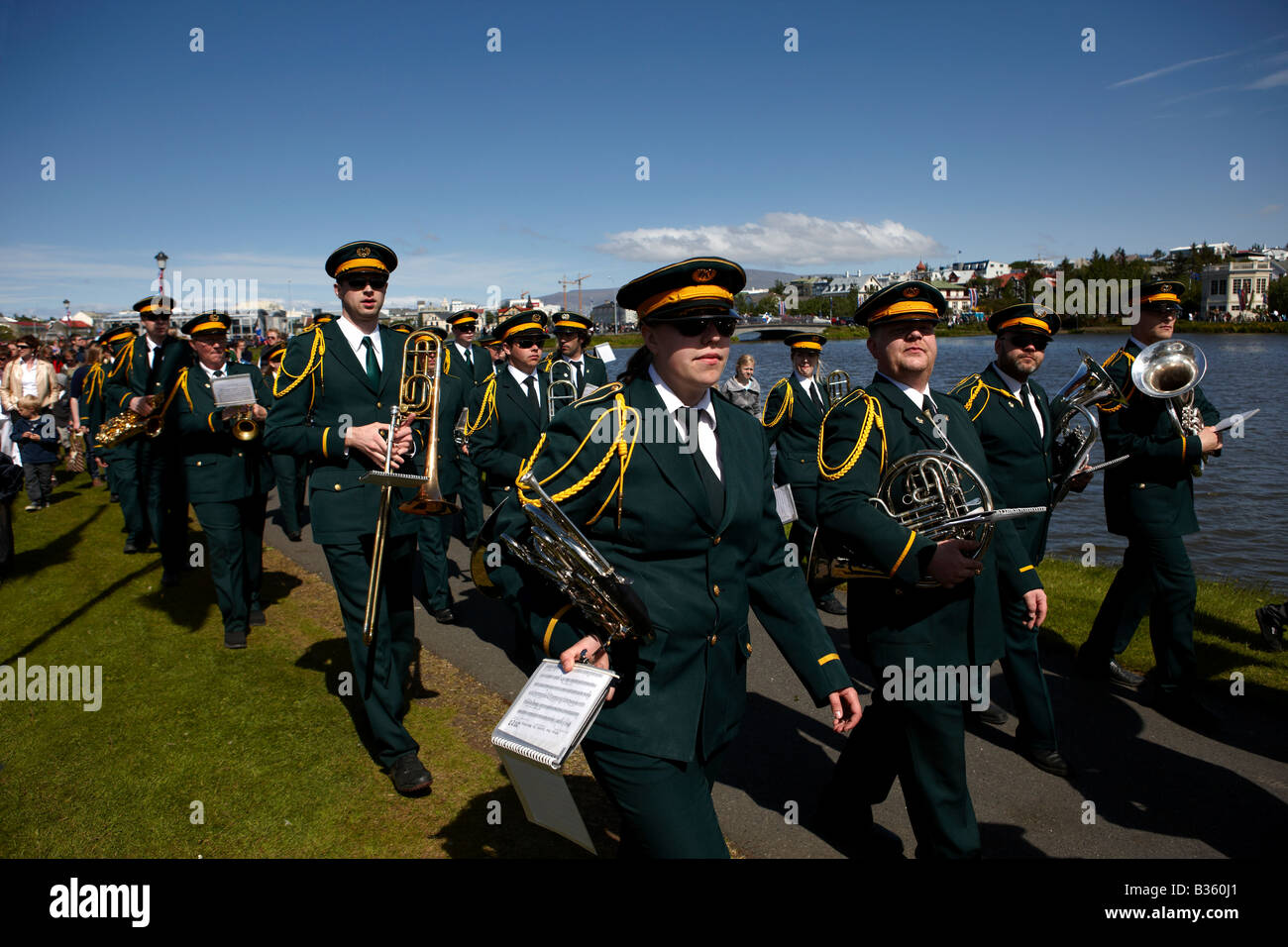 17th of June Celebration of the Independence day of Iceland Stock Photo ...