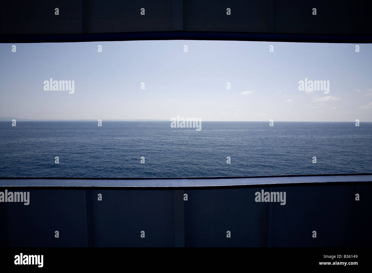 Window on a Ferry boat Stock Photo - Alamy
