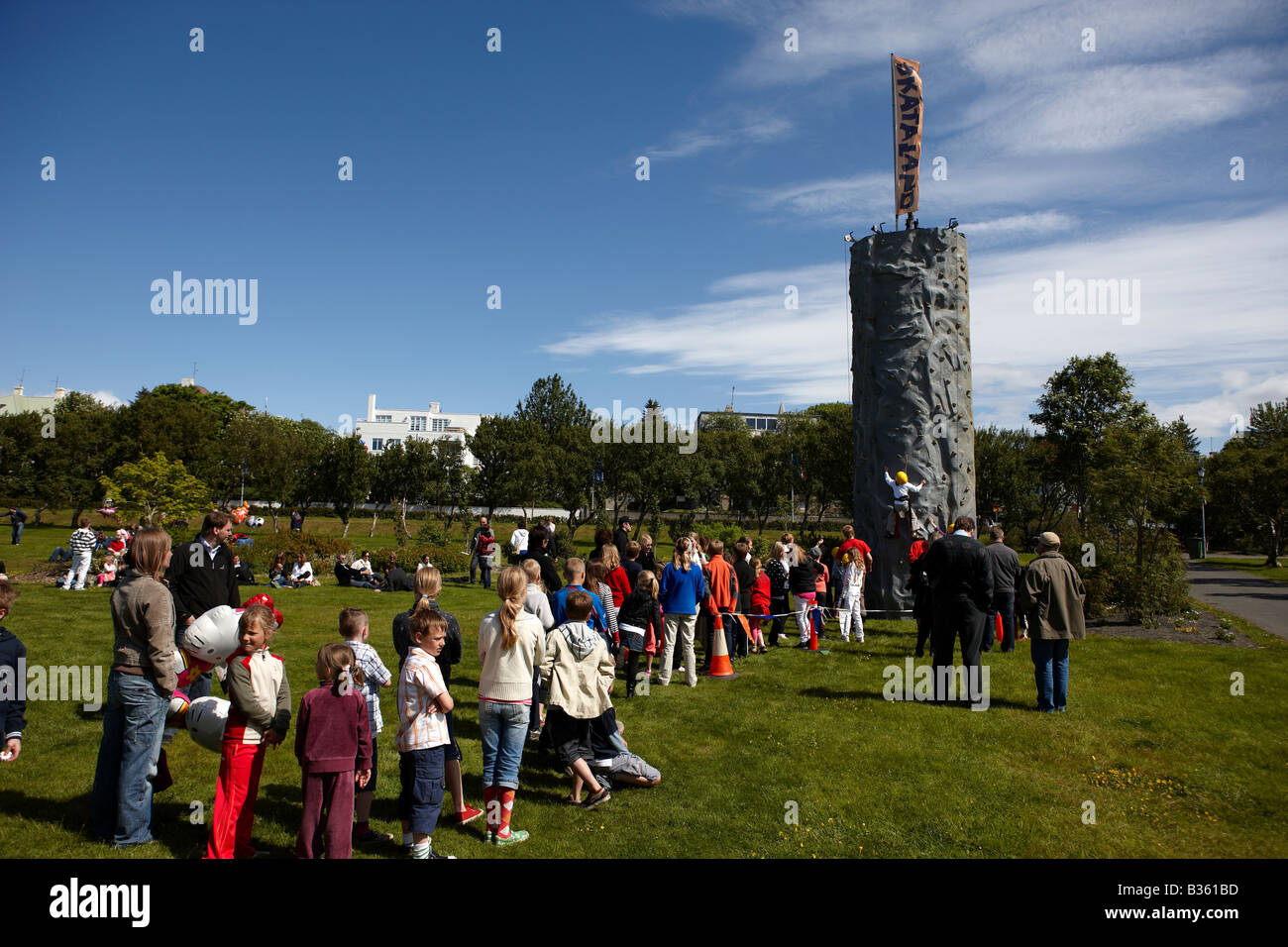17th of June Celebration of the Independence day of Iceland Stock Photo ...