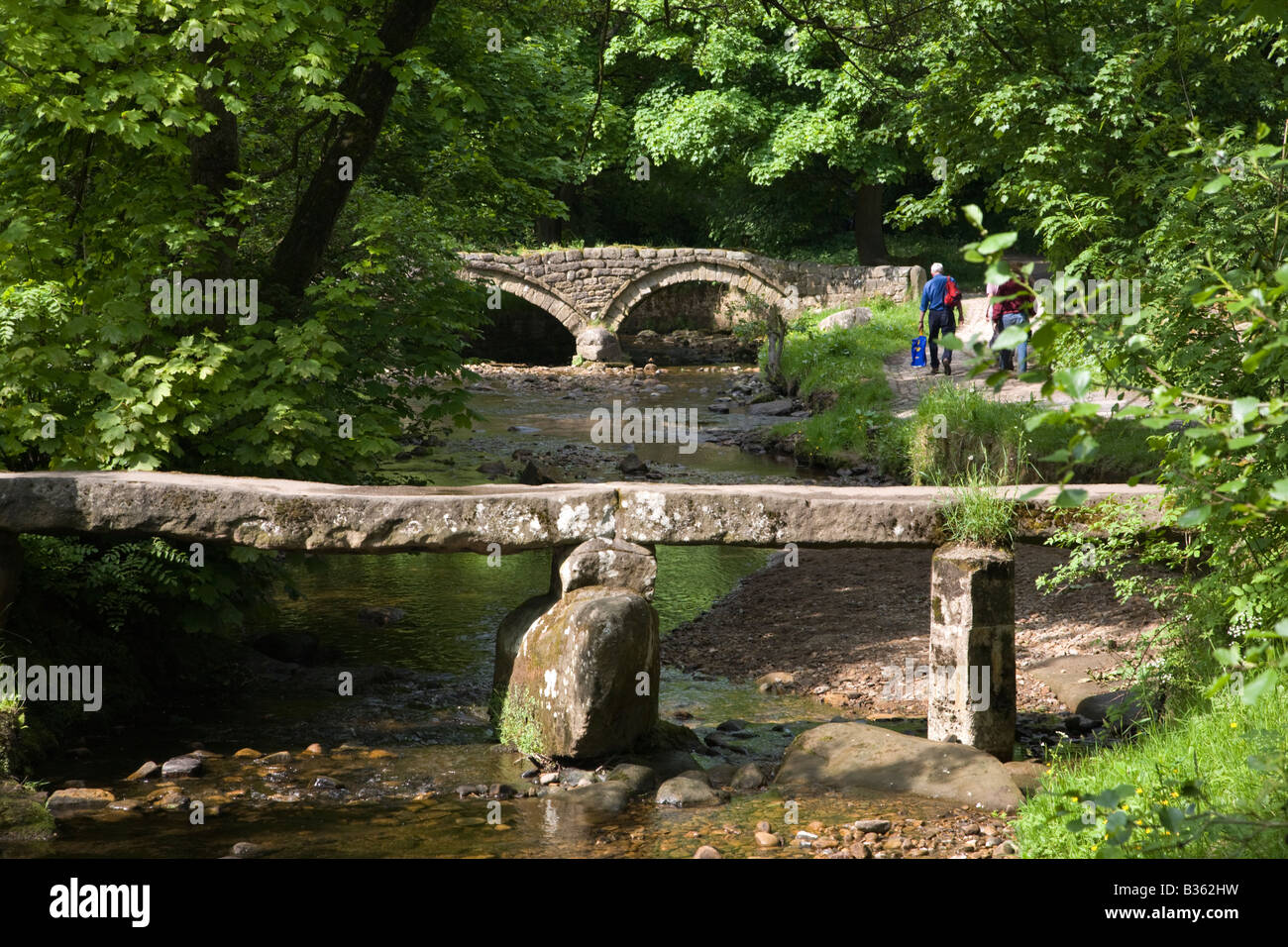 Pack horse bridge wycoller lancashire hi-res stock photography and ...
