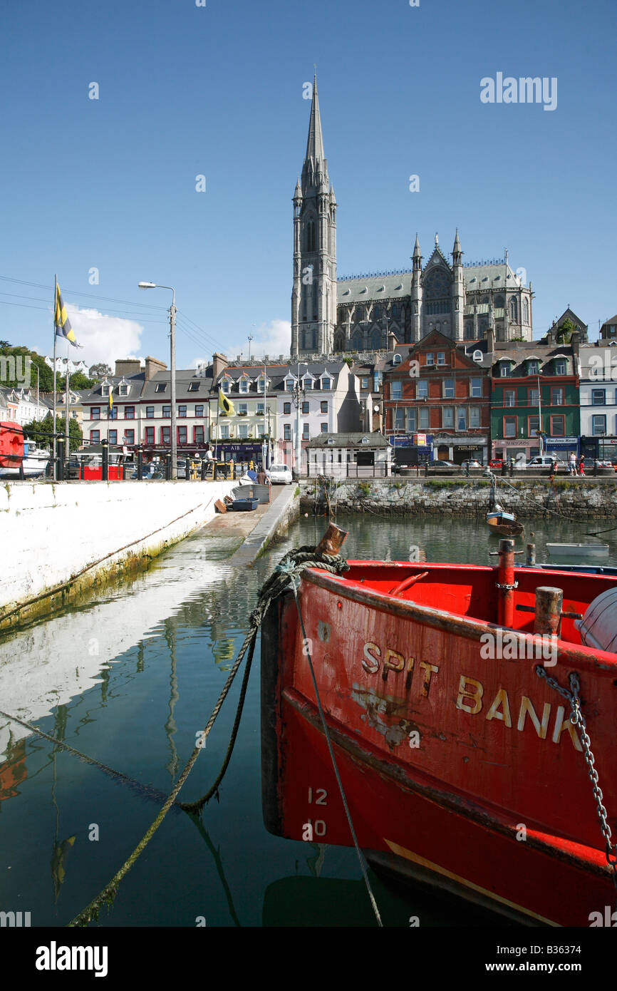 Cobh harbour and town in County Cork Ireland Stock Photo - Alamy