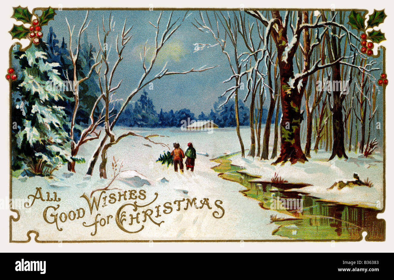 All Good Wishes for Christmas Stock Photo - Alamy