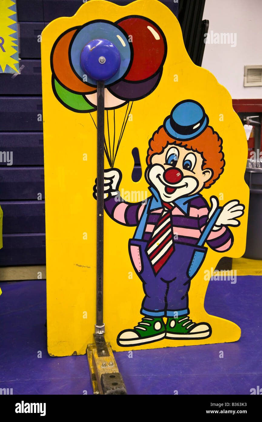 Mallet ringer game Stock Photo - Alamy