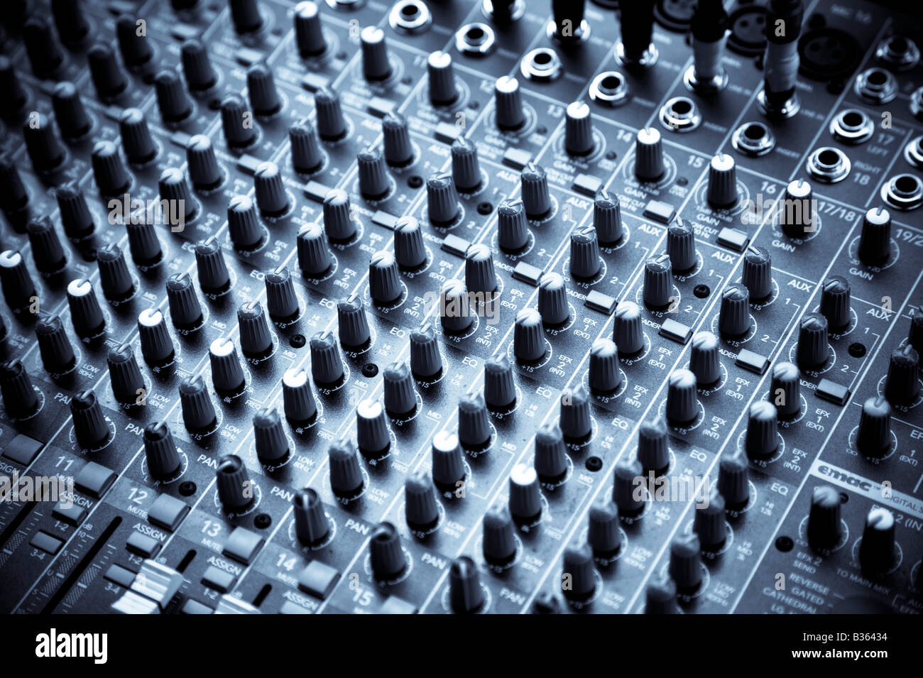 Sound control panel Stock Photo - Alamy