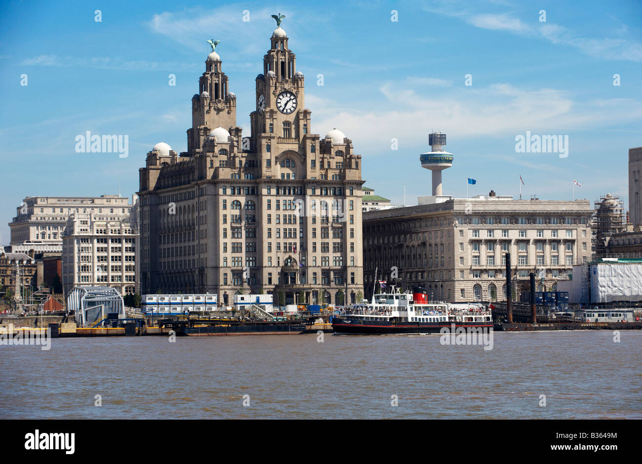 The Liver Buildings Liverpool UK Stock Photo - Alamy