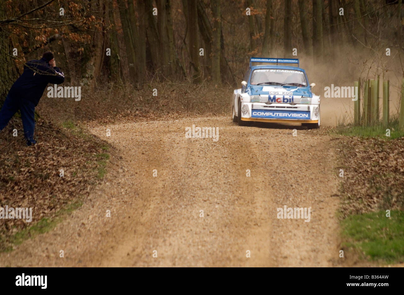 Metro 6R4 Rally Car Stock Photo - Alamy