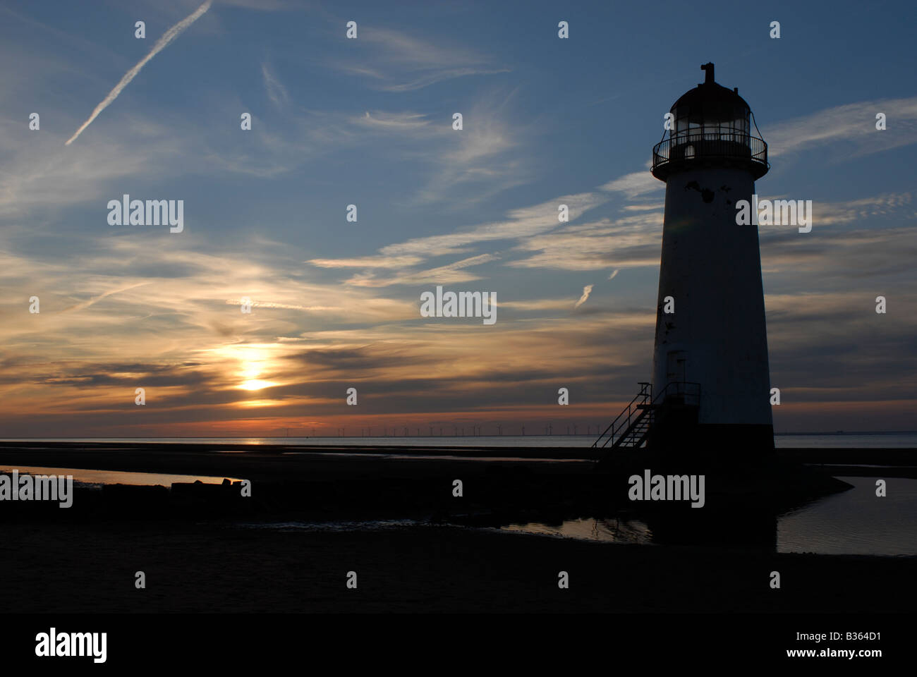 Talacre low tide hi-res stock photography and images - Alamy