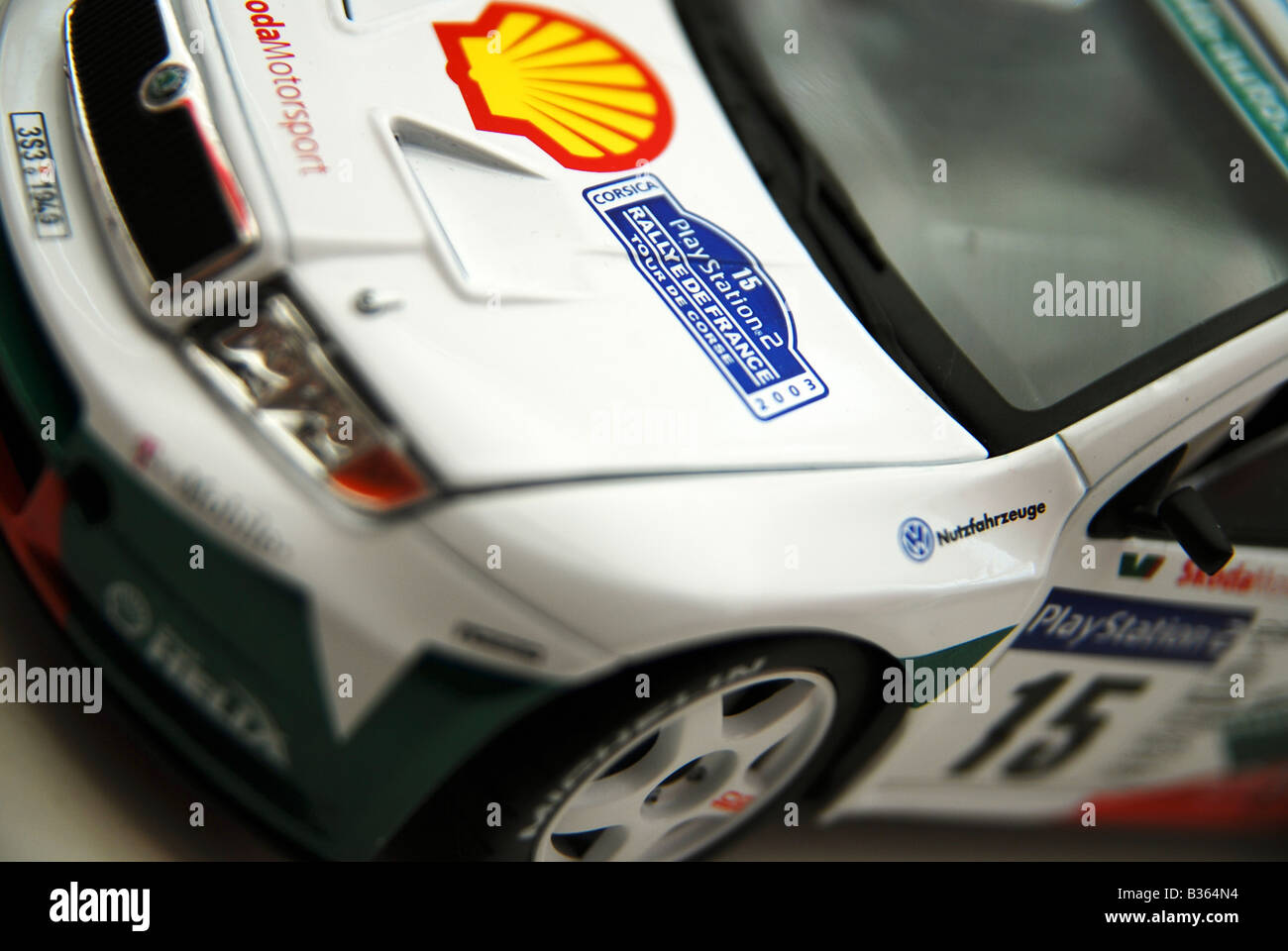 A toy Model Rally Car Stock Photo - Alamy