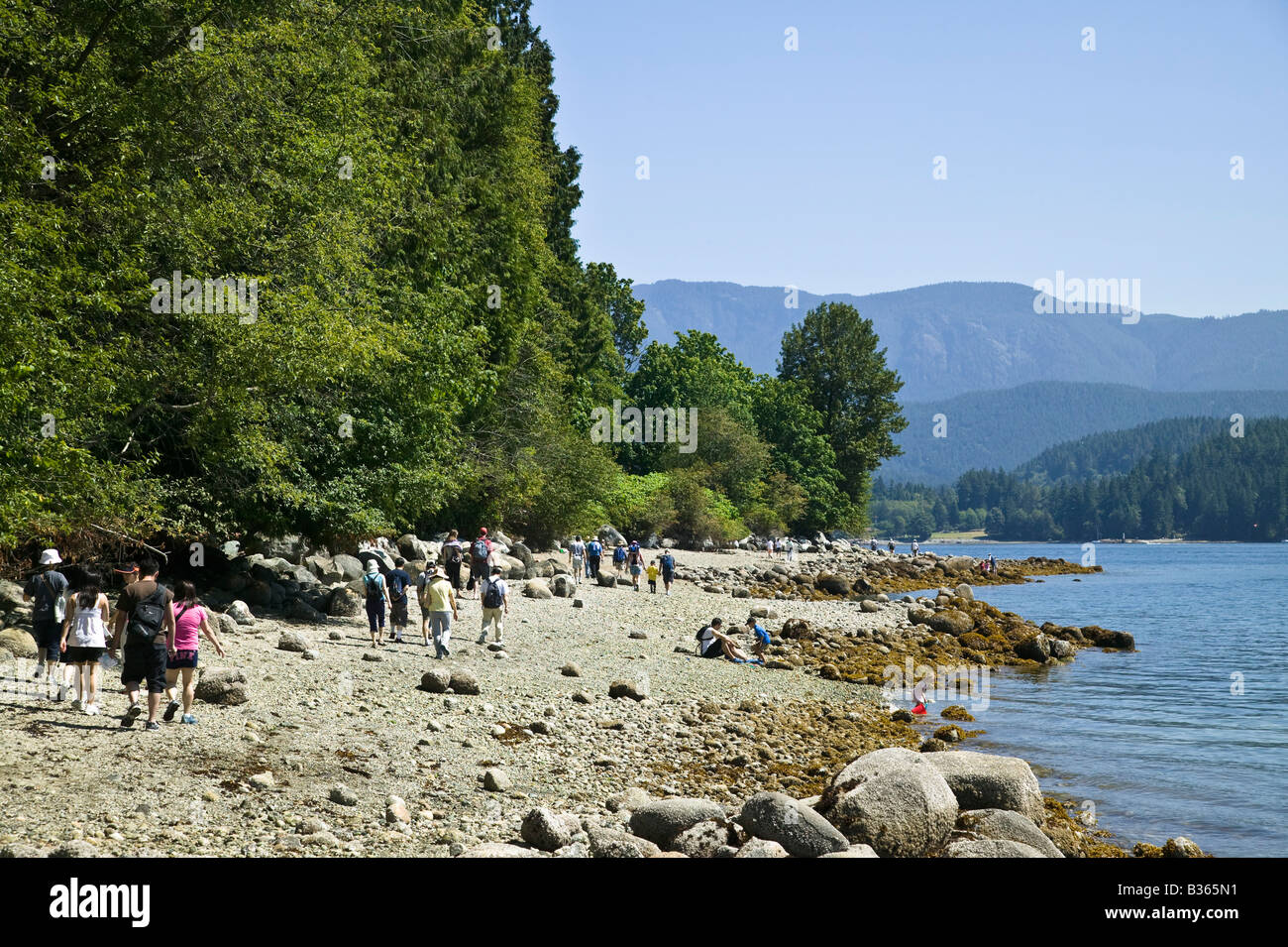 Cates Park shoreline North Vancouver BC Canada Stock Photo - Alamy