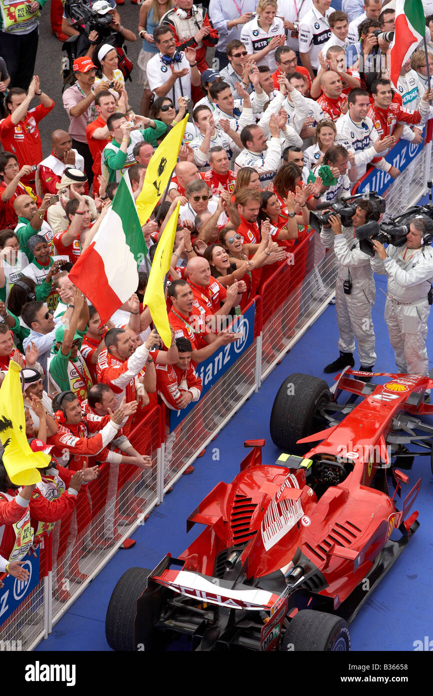 Ferrari team celebrate High Resolution Stock Photography and Images - Alamy