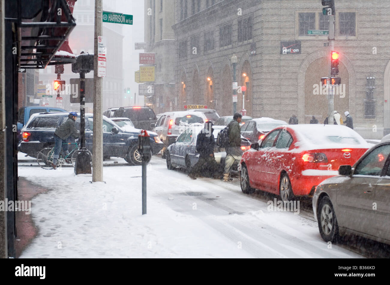 Back bay boston snow hi-res stock photography and images - Alamy