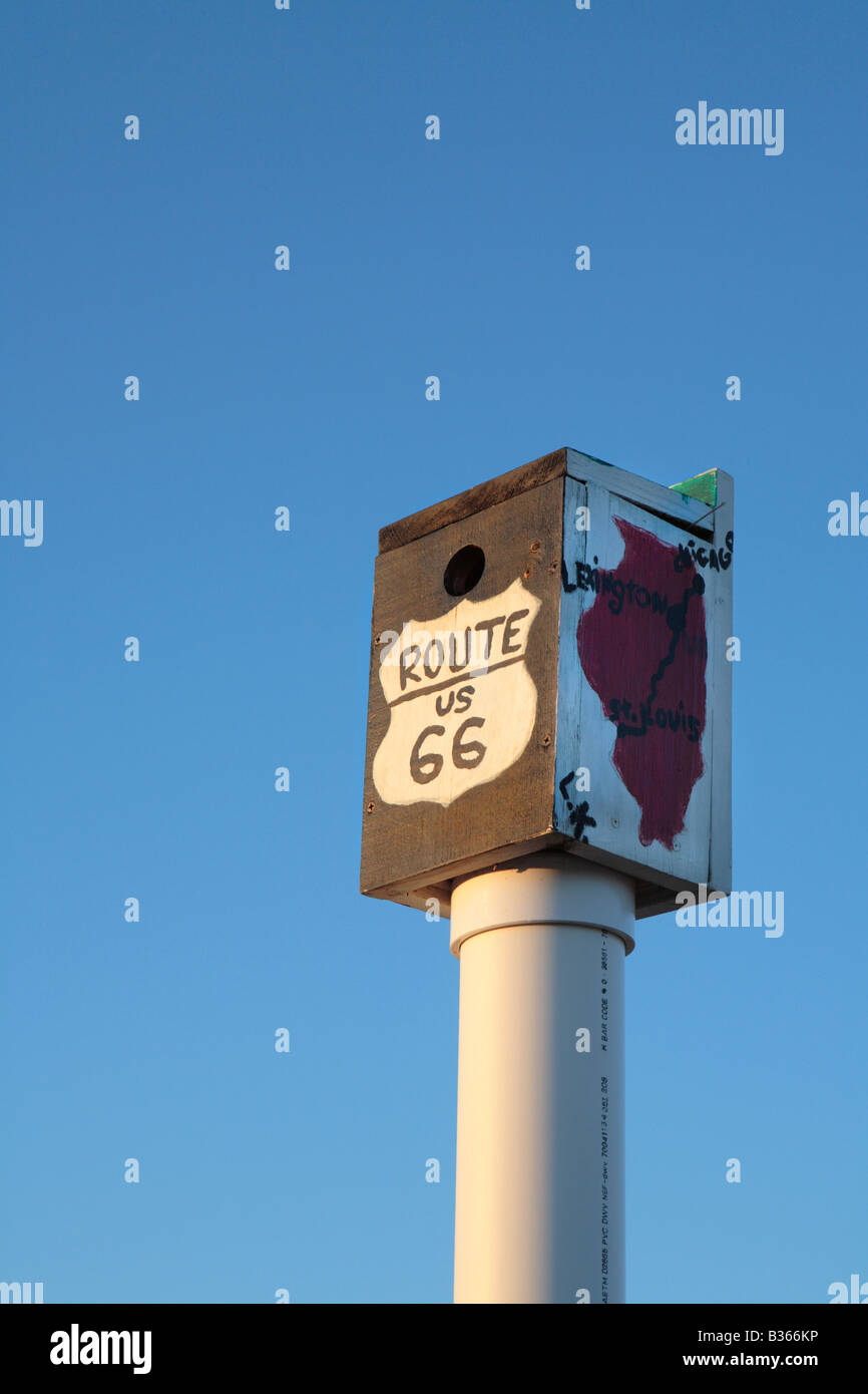 Map historic old route 66 High Resolution Stock Photography and Images ...