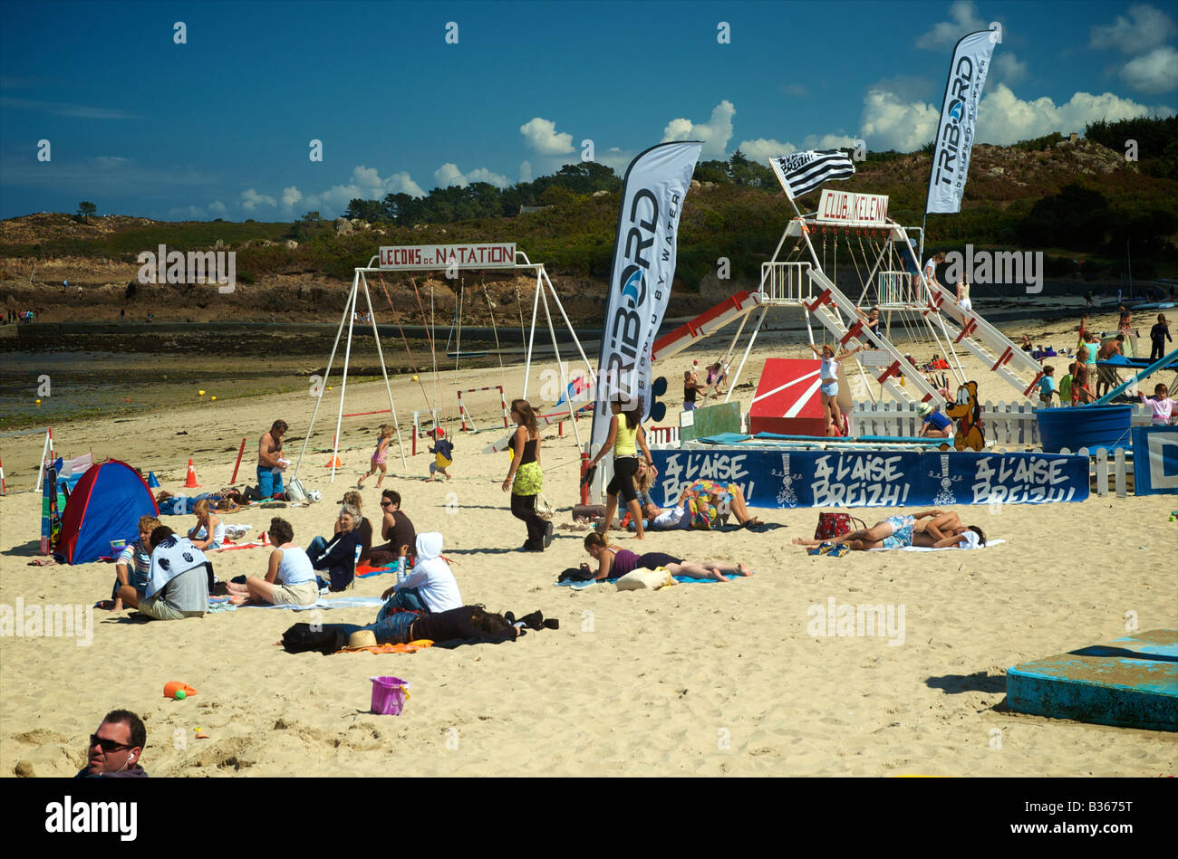 Carantec beach hi-res stock photography and images - Alamy