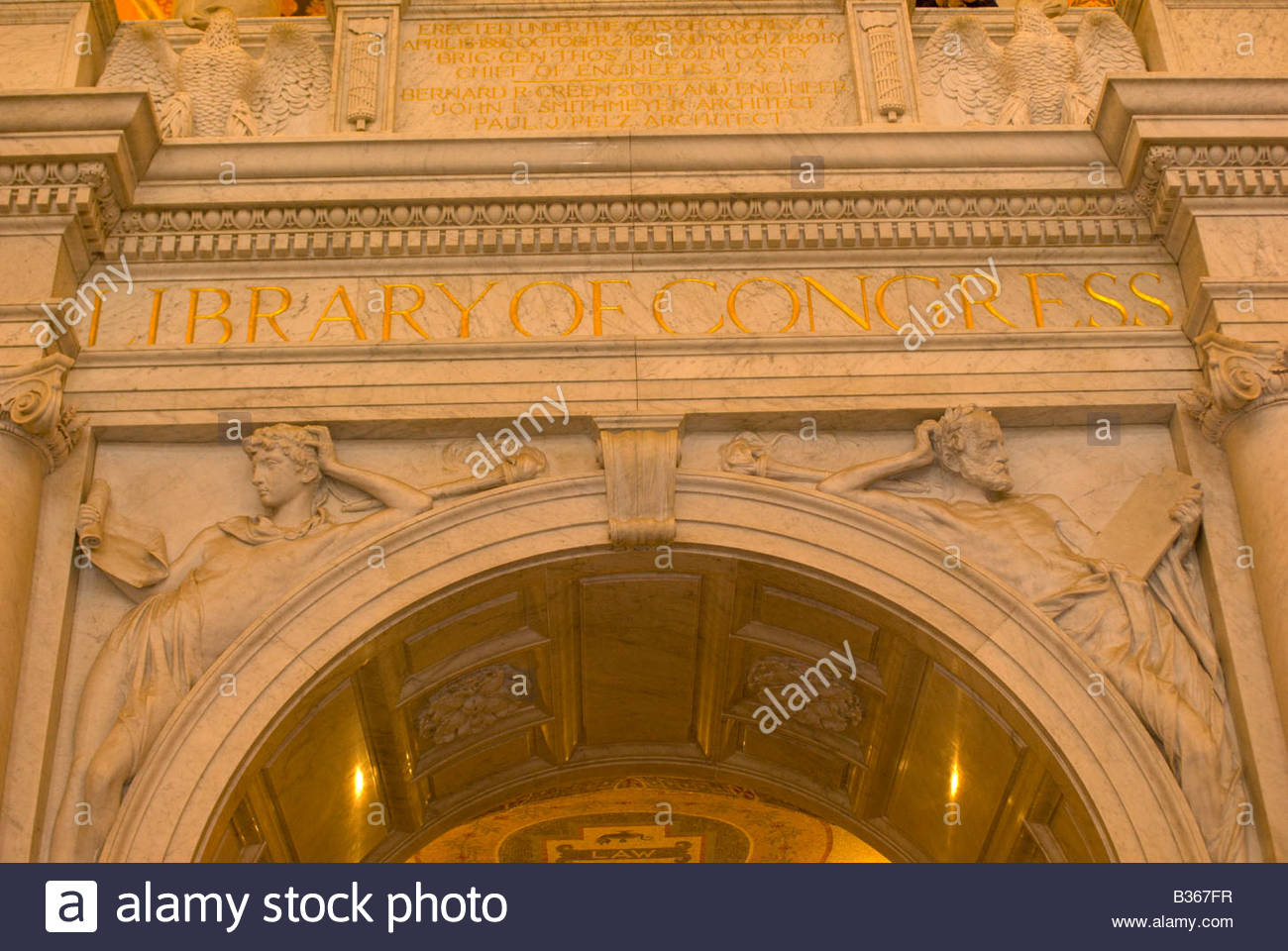 Library Of Congress Great Hall Stock Photos & Library Of Congress Great ...