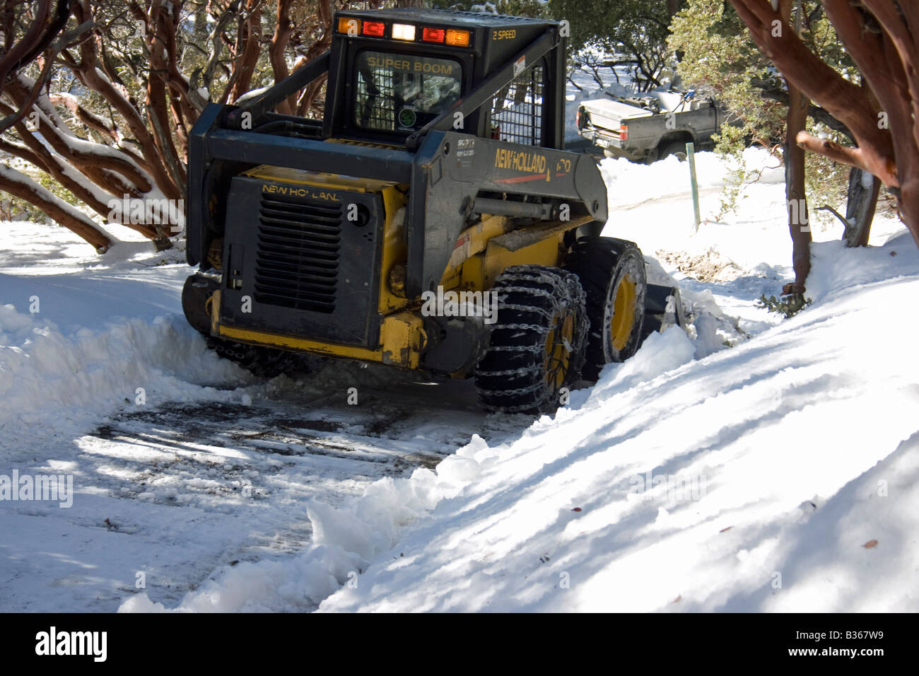 16 inches of snow was reported in Pine Cove a community near Idyllwild ...