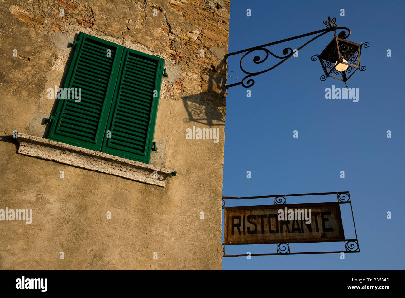 Village detail in Montisi in Tuscany in Italy Stock Photo - Alamy