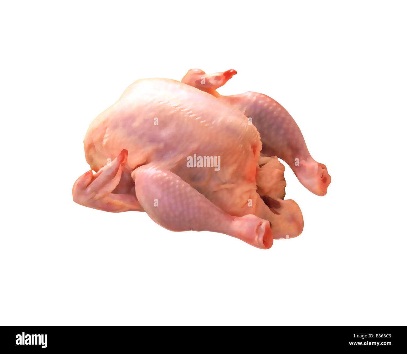 Uncooked whole chicken Stock Photo - Alamy