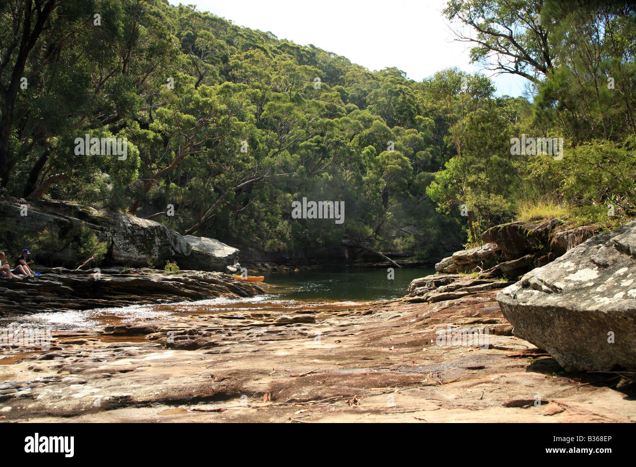 River in bush in AU Stock Photo - Alamy