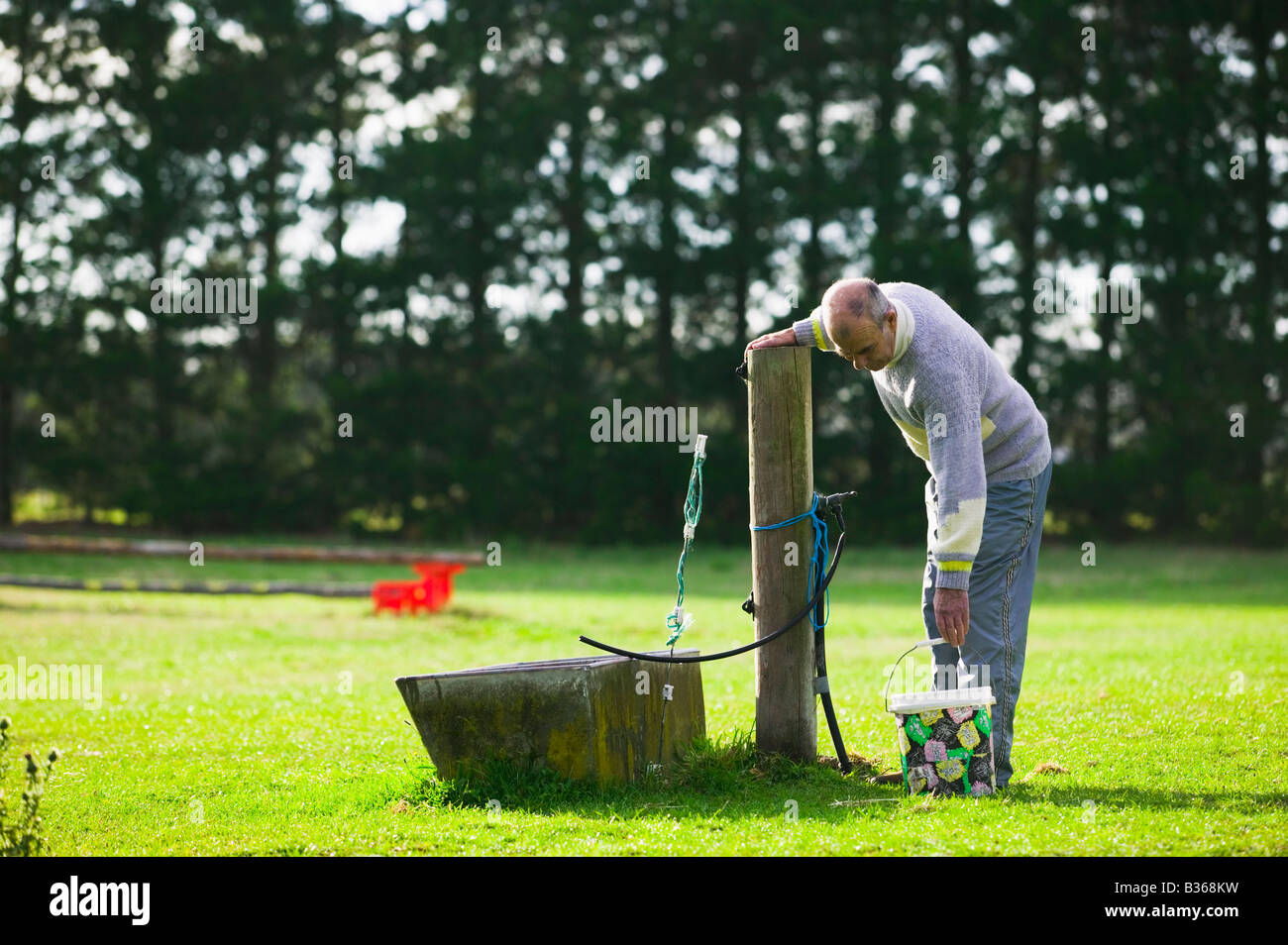 Getting water from a well hi-res stock photography and images - Alamy