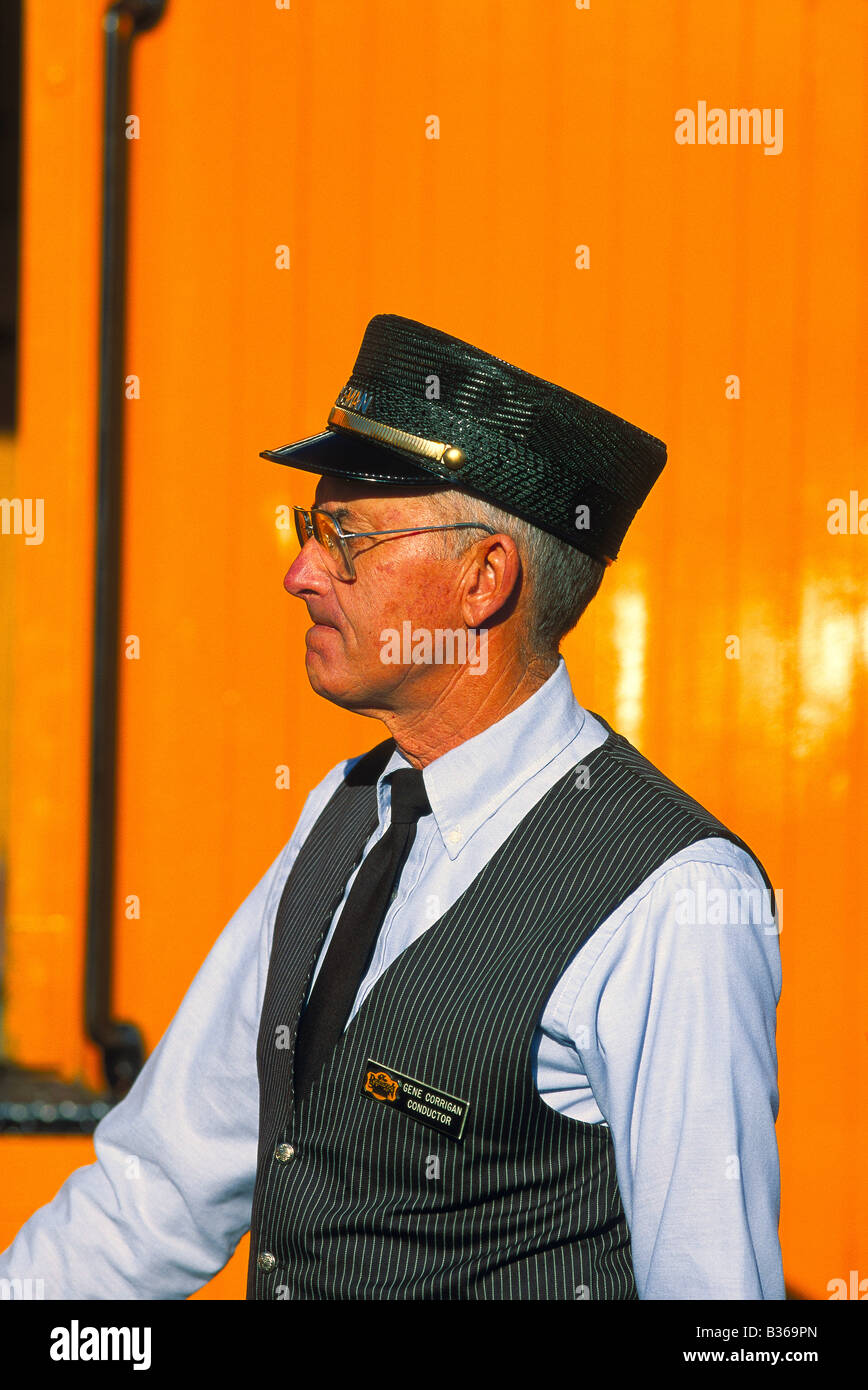 Durango silverton train conductor hi-res stock photography and images ...
