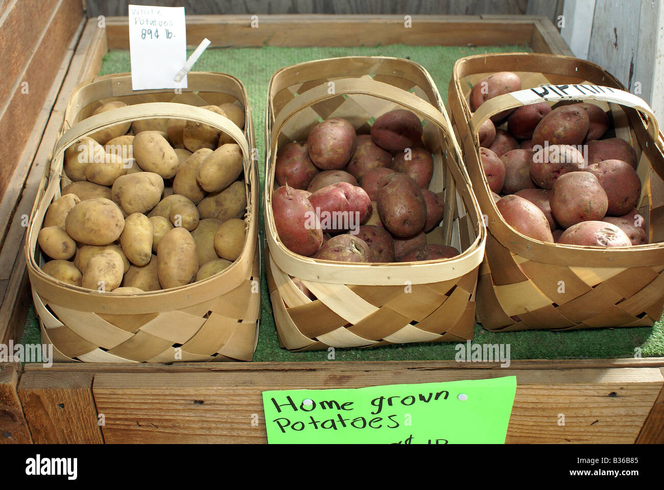Home Grown Potatoes Stock Photo - Alamy
