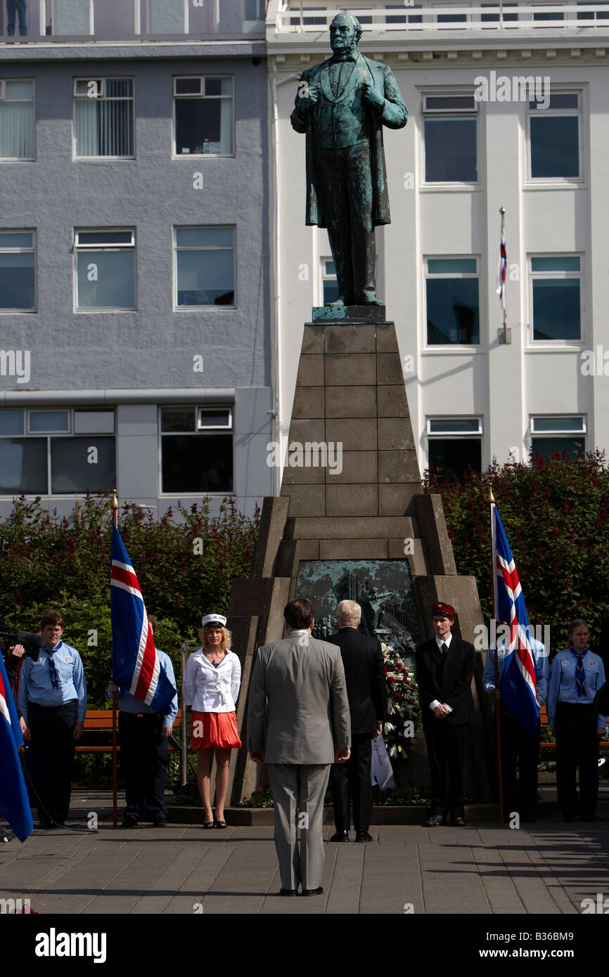 17th of June Celebration of the Independence day of Iceland Stock Photo ...