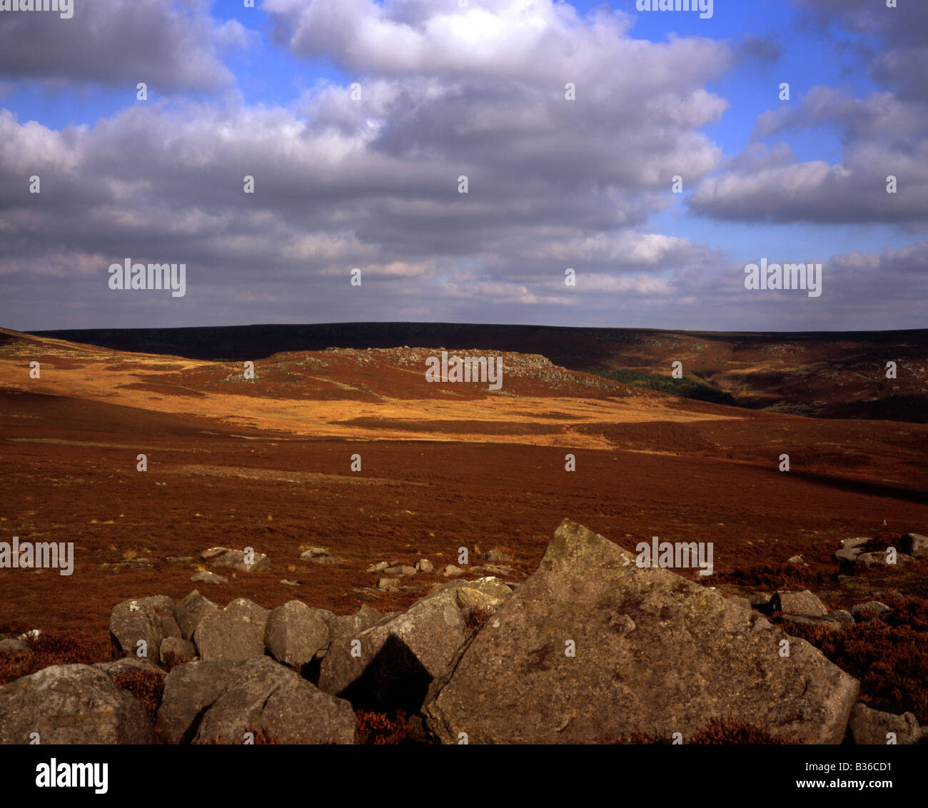 The Carl Wark Bronze Age Hill Fort Hathersage Moor Grindleford Peak ...