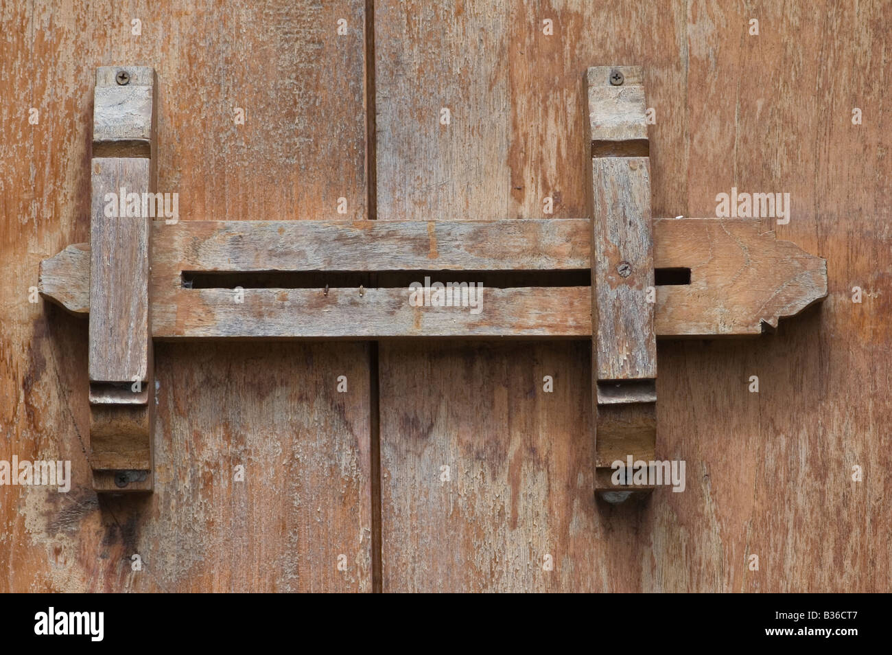 Close-up of lock on Balinese Temple Door Stock Photo - Alamy