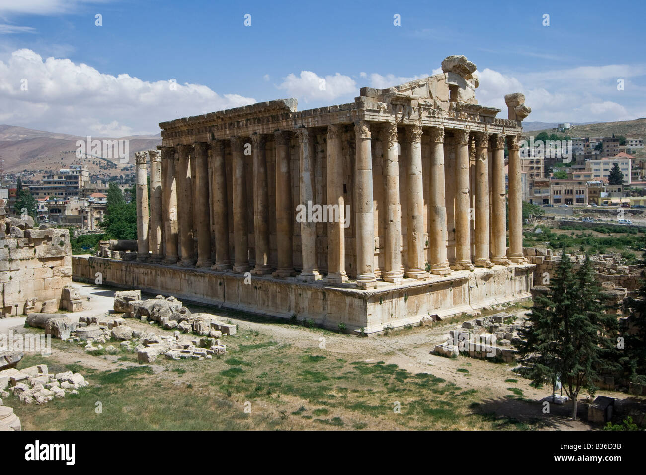Temple of Bacchus at Baalbek Lebanon Stock Photo - Alamy