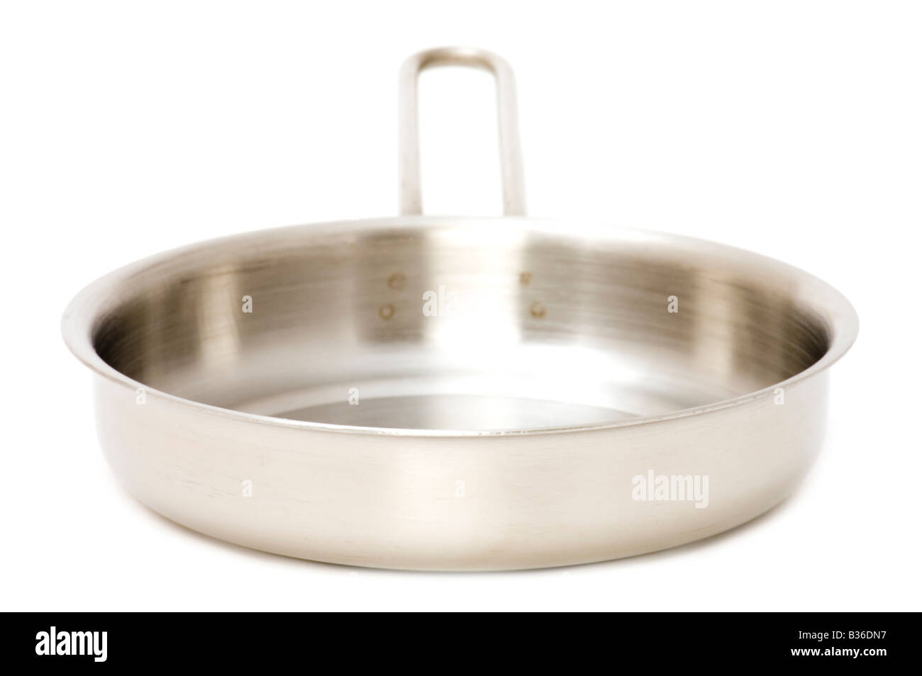object on white kitchen utensil frying pan Stock Photo - Alamy