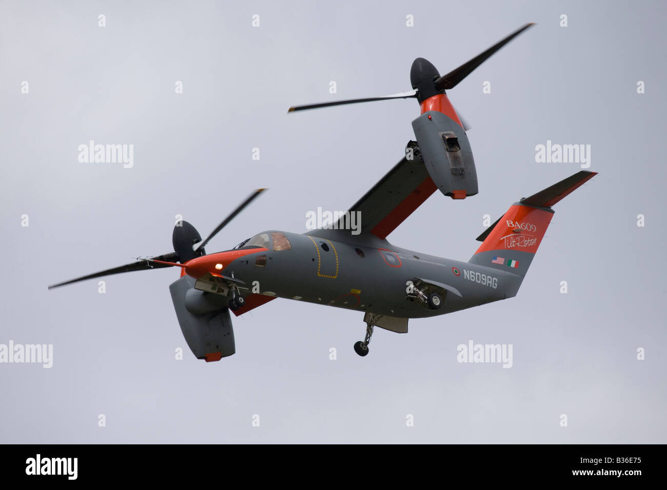 Bell Agusta BA 609 Tilt Rotor at Farnborough International Airshow July ...