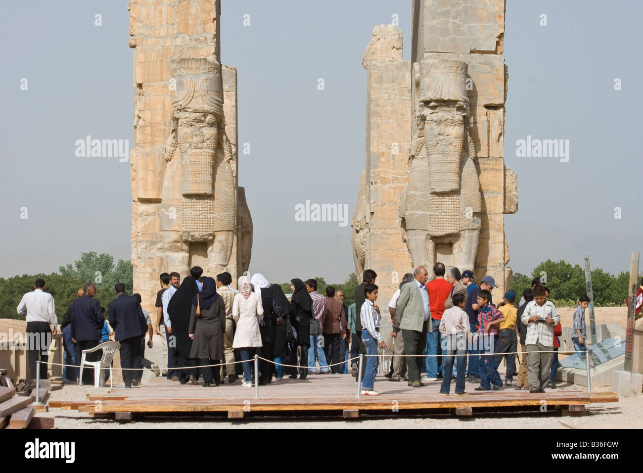 Gate of All Nations at Persepolis in Iran Stock Photo - Alamy