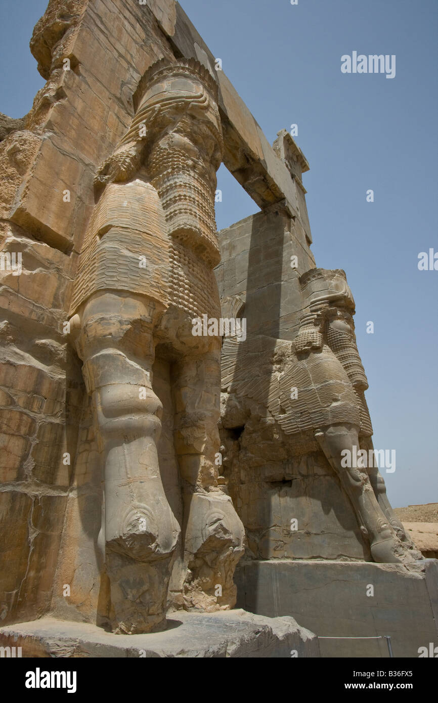 Gate of All Nations at Persepolis in Iran Stock Photo - Alamy