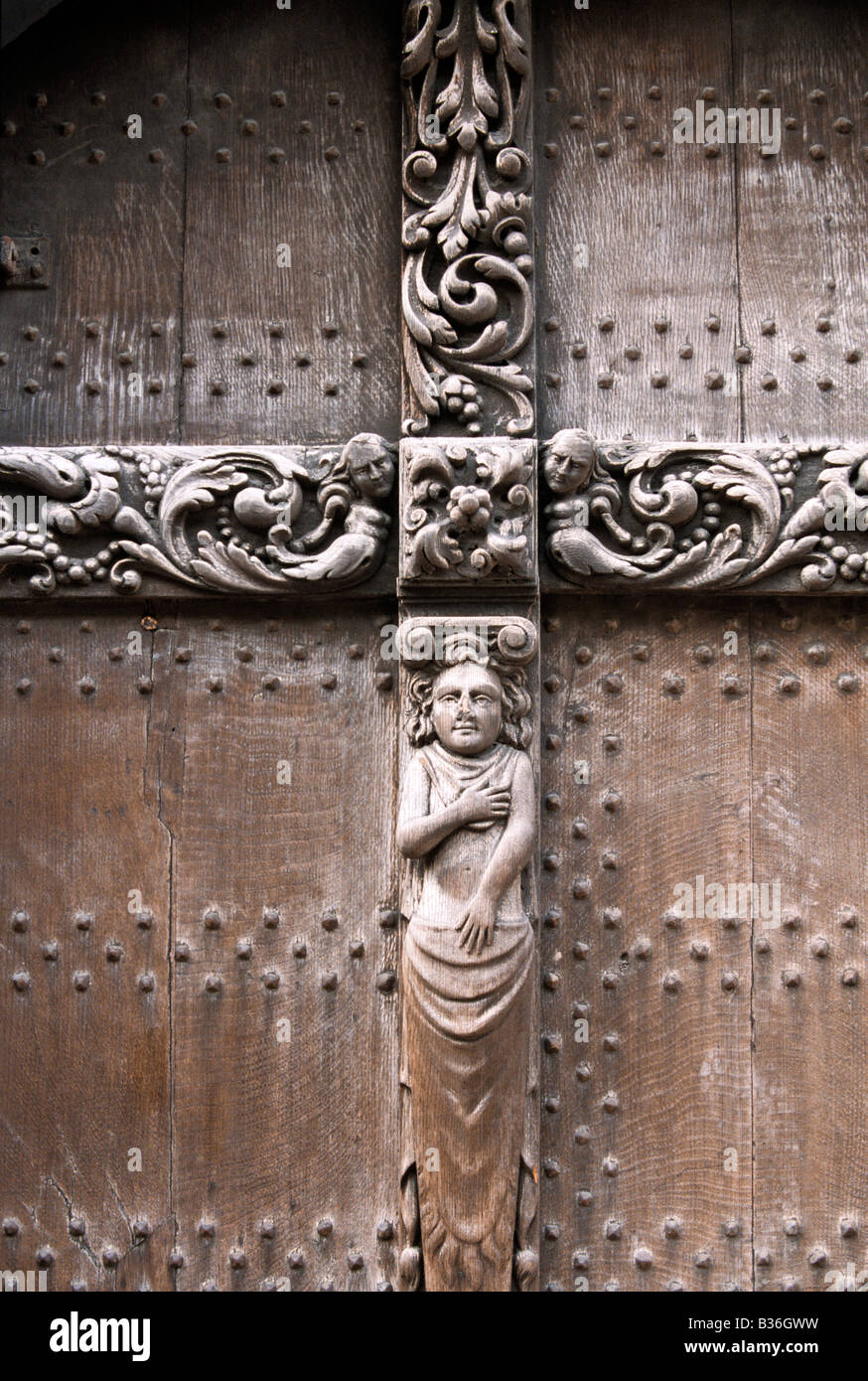 DOOR OF HOSPICE GANTOIS LILLE FRANCE Stock Photo - Alamy