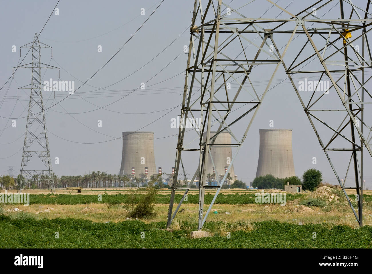 Oil Powered Energy Plant with Cooling Towers in Fars Province in Iran ...