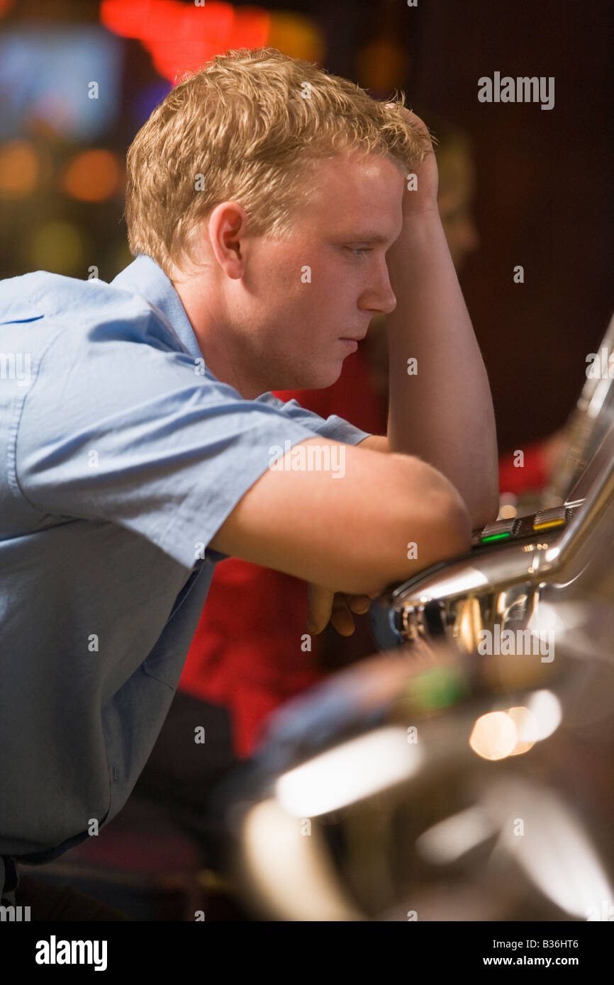 Sad frustrated caucasian male gambler hi-res stock photography and ...